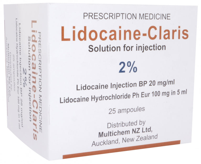 LIDOCAINE AMPS 25 X 5ML – Whiteley AllCare