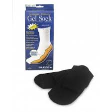 SILIPOS DIABETIC SOCKS PAIR 2MM GEL BLACK – Whiteley AllCare
