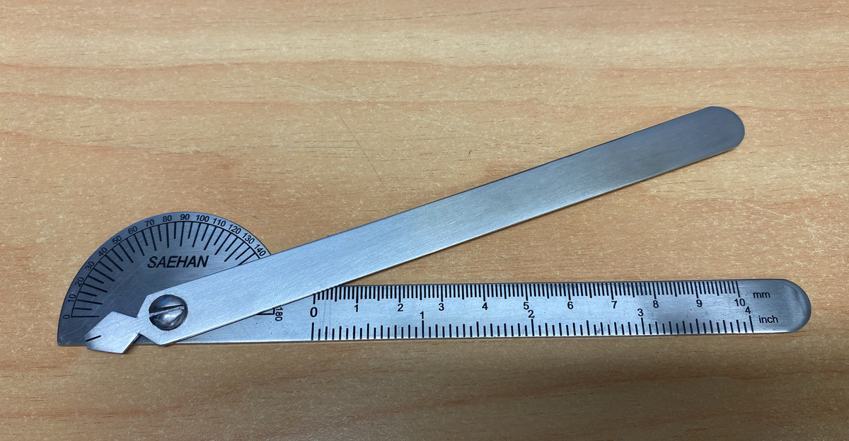 SHGON5102 METAL GONIOMETER 17CM 180 DEGREE – Whiteley AllCare