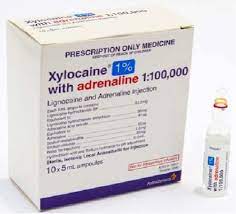 XYLOCAINE 1% WITH ADRENALINE 5ML AMPOULES BOX10 – Whiteley AllCare