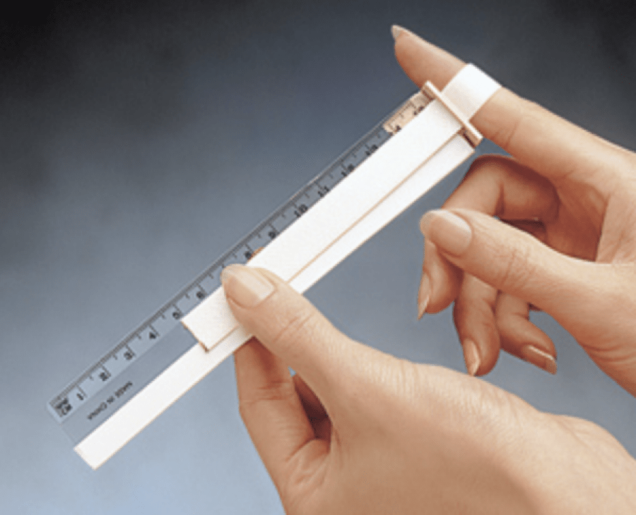 FINGER CIRCUMFERENCE GAUGE – Whiteley AllCare