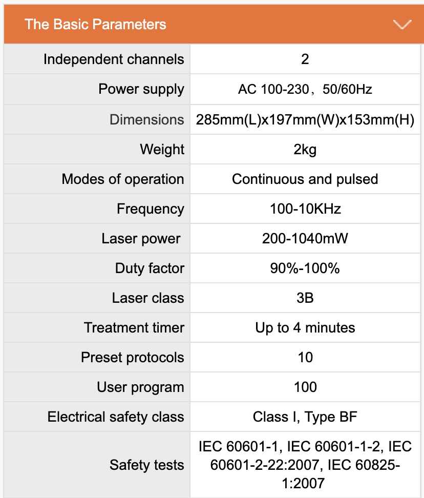 NU-TEK LASER UNIT WITH DIFFERENT PROBE OPTIONS – Whiteley AllCare